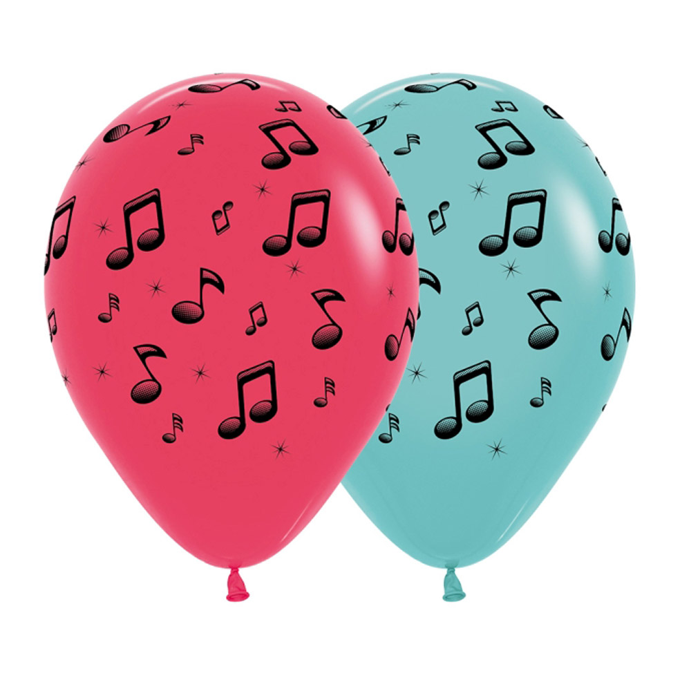 Globos Música Tik Tok 30 cm 12 ud - ⭐️ Miles de Fiestas ⭐️